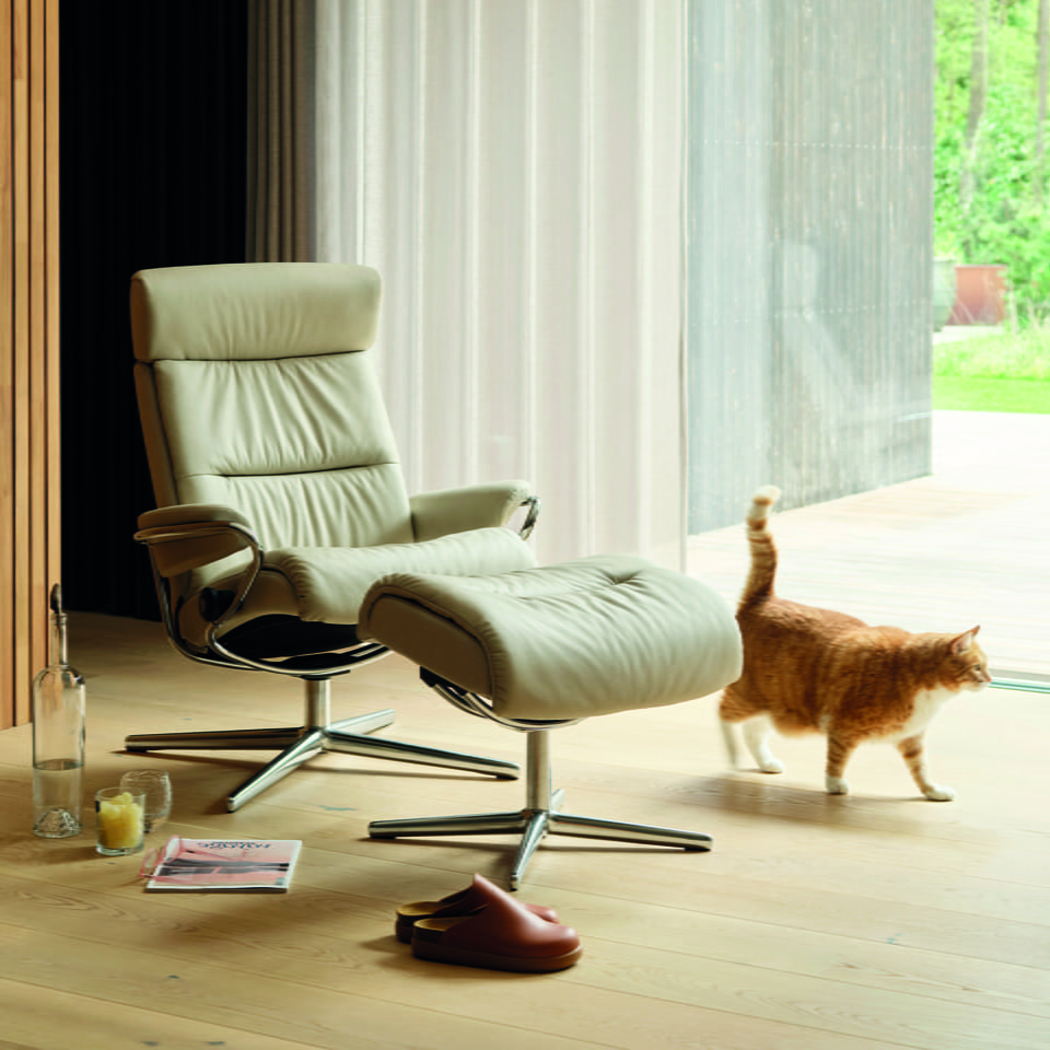 Stressless® Aura (S) Signature avec repose pieds | Fauteuils